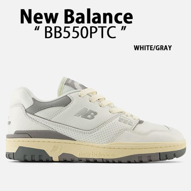 New Balance ニューバランス スニーカー BB550 BB550PTC WHITE GRAY シューズ ニューバランス BB550 ホワイト グレー