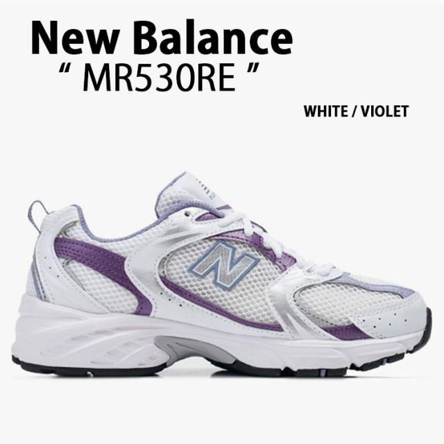 New Balance ニューバランス スニーカー MR530RE WHITE VIOLET シューズ ニューバランス530 メッシュ ホワイト バイオレット メンズ