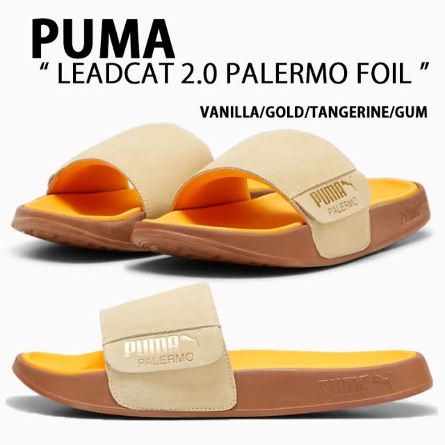 PUMA プーマ サンダル LEADCAT 2.0 PALERMO FOIL 399041-01 リードキャット パレルモ ホイル タンジェリン メンズ レディース