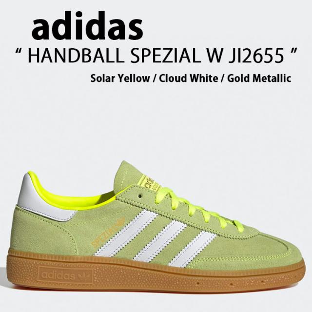 adidas originals アディダス スニーカー HANDBALL SPEZIAL W Solar Yellow / Cloud White / Gold llic JI2655 シューズ ハンドボール スペツィアル ソーラーイエロー クラウドホワイト ゴールドメタリック