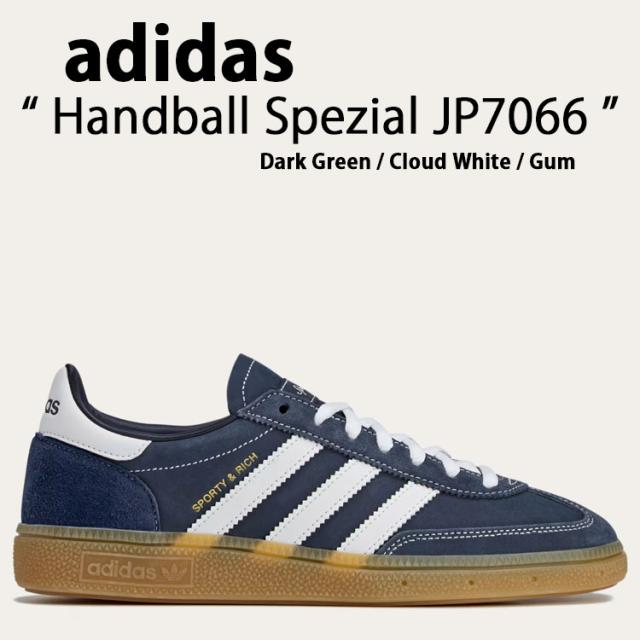 adidas originals アディダス スニーカー Handball Spezial adidas x Sporty & Rich Originals Shoes JP7066 Night Indigo / Cloud White / Gum シューズ ハンドボール スペツィアル