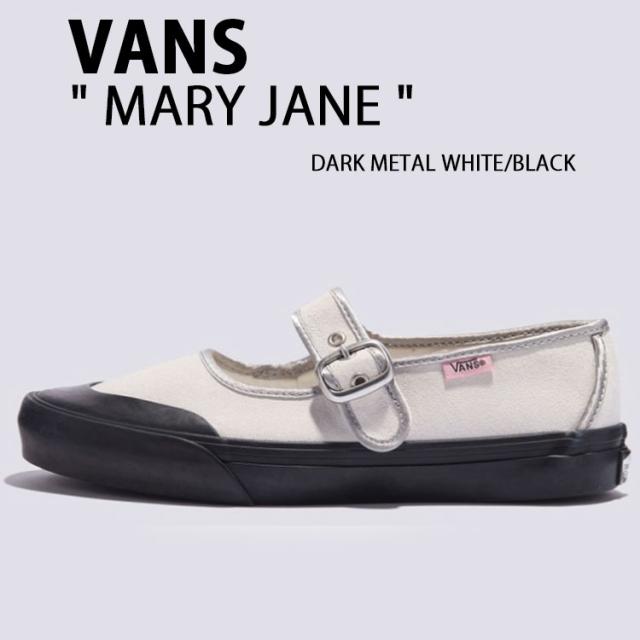 VANS バンズ スニーカー MARY JANE DARK L WHITE BLACK VN000CRRYB2 メリージェーン ダークメタルホワイト ブラック