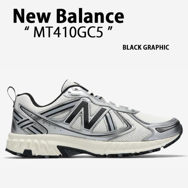 New Balance ニューバランス スニーカー MT410GC5 BLACK GRAPHIC T410v5 シューズ 2E幅 幅広シューズ ブラック グラフィック メッシュ