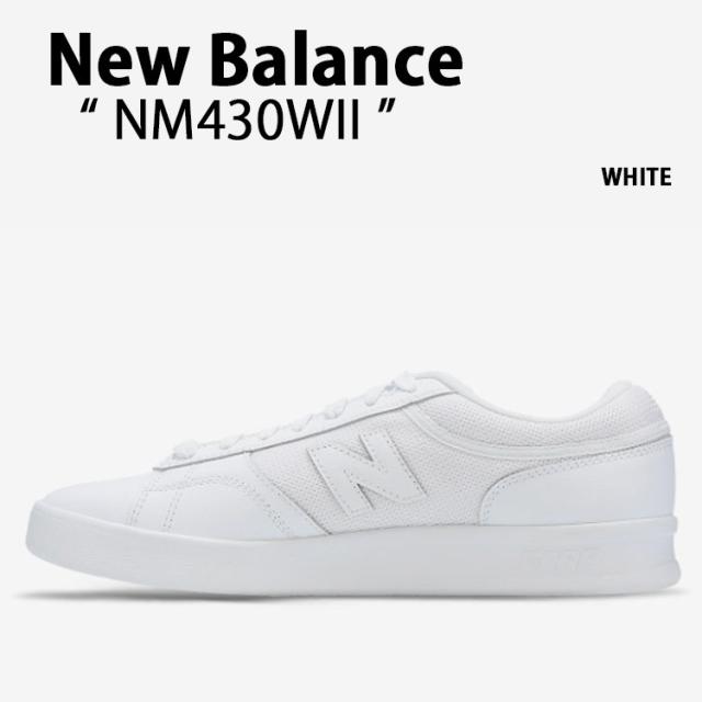 New Balance ニューバランス スニーカー NM430WII WHITE シューズ NewBalance430 ホワイト スケートシューズ ロゴ スエード メンズ レディース