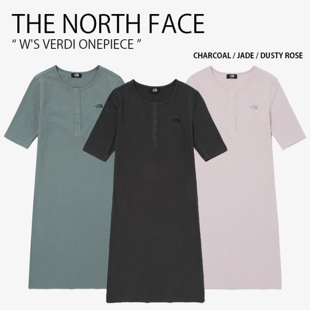 THE NORTH FACE ノースフェイス レディース ワンピース W’S VERDI ONEPIECE ウィメンズ ワンピース 半袖 ミディ丈 女性用 NT7ZQ43A/B/C