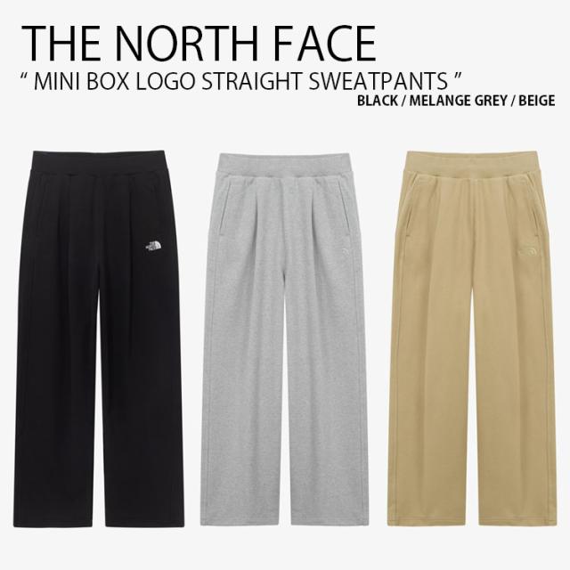 THE NORTH FACE ノースフェイス イージーパンツ MINI BOX LOGO STRAIGHT SWEATPANTS スウェットパンツ メンズ レディース NP6KQ51J/K/L