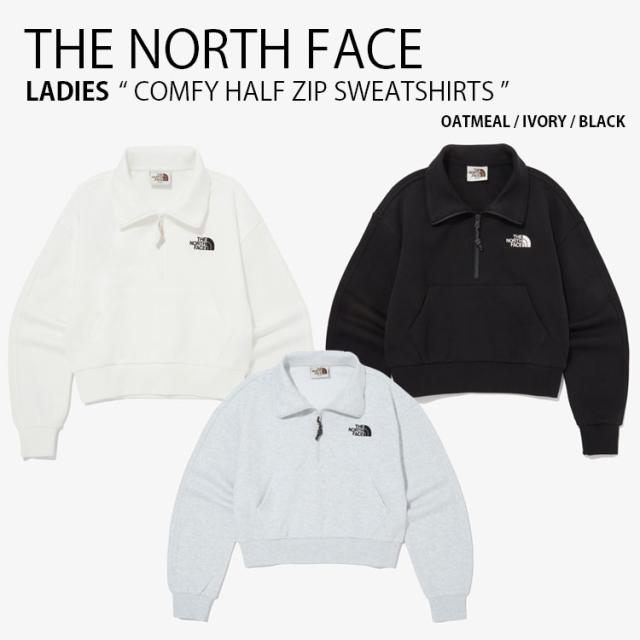 THE NORTH FACE ノースフェイス レディース スウェット COMFY HALF ZIP SWEATSHIRTS スウェットシャツ トレーナー 女性用 NM5MQ01J/K/L