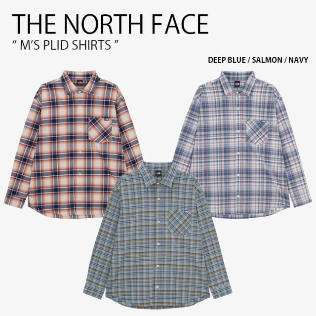 THE NORTH FACE ノースフェイス ネルシャツ M’S PLID SHIRTS シャツ 長袖 チェックシャツ フランネルシャツ チェック柄 NH8LR02A/B/C