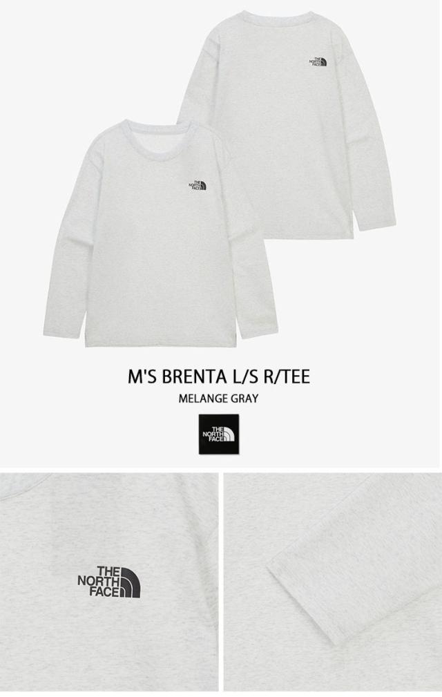 THE NORTH FACE ノースフェイス Tシャツ ロンT 長袖Tシャツ M’S BRENTA L/S R/TEE カットソー GRAY BLACK WHITE ルーズフィット NT7TR10 THE NORTH FACE ノースフェイス Tシャツ ロンT 長袖Tシャツ M'S BRENTA