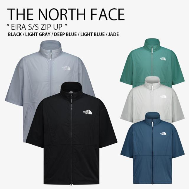 THE NORTH FACE ノースフェイス Tシャツ EIRA S/S ZIP UP ジップアップ 半袖 カットソー メンズ レディース NT7KR01J/K/L/M/N