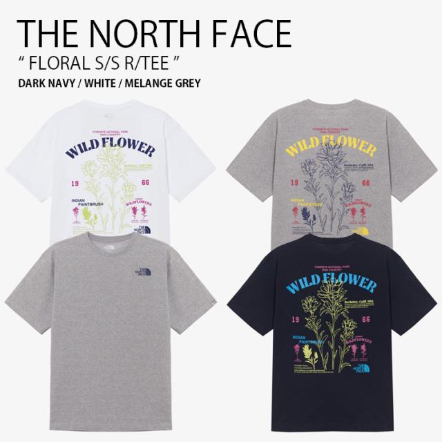 THE NORTH FACE ノースフェイス Tシャツ FLORAL S/S R/TEE フローラル ティーシャツ 半袖 カットソー メンズ レディース NT7UR08J/K/L