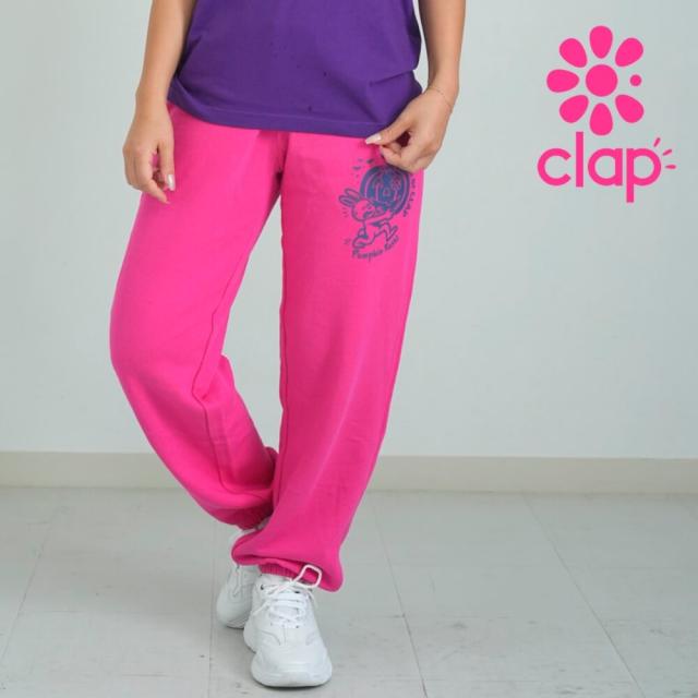 クラップ CLAP フィットネスウェア レディース スウェットパンツ TRICK or CLAP SWEATPANTS Sフリーサイズ ダンスウェア tシャツ トレーニングウェア 2025 新作