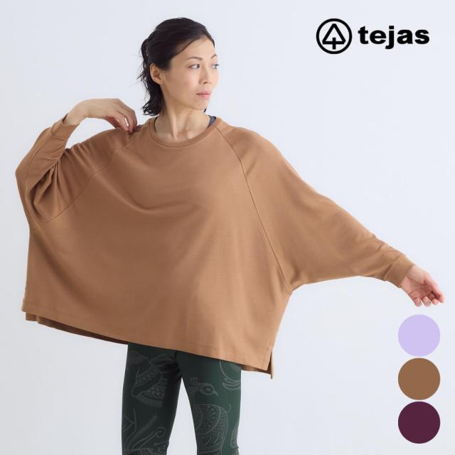 テジャス ヨガ tejas ラリタチュニック tl252185 ヨガウェア トップス レディース 長袖 チュニック フリーサイズ 着痩せ 体型カバー ゆったり おしゃれ 2025年 秋冬 新作