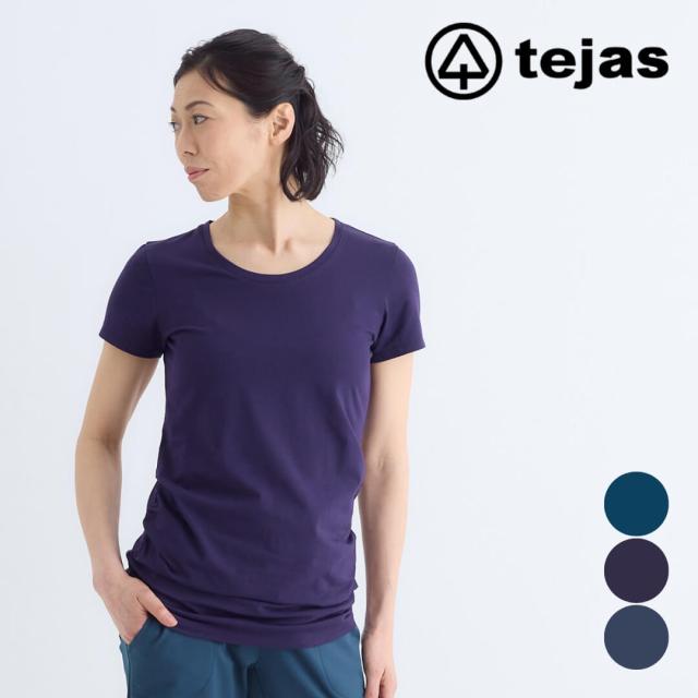 テジャス ヨガ tejas アニラT tl252211 ヨガウェア トップス レディース 半袖 フリーサイズ 体型カバー ゆったり おしゃれ 2025年 秋冬 新作