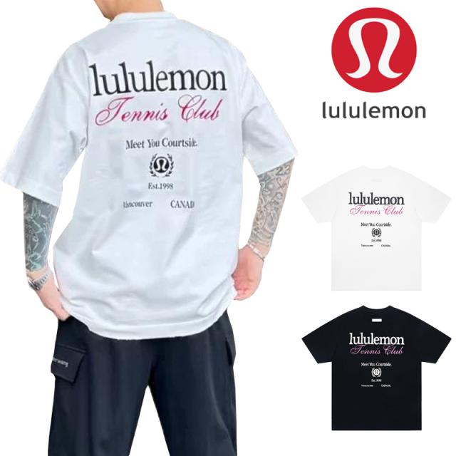 lululemon(ルルレモン) Tシャツ 半袖 メンズ レディース lulu T-Shirt ロゴ Tシャツ ビッグサイズ [並行輸入品]