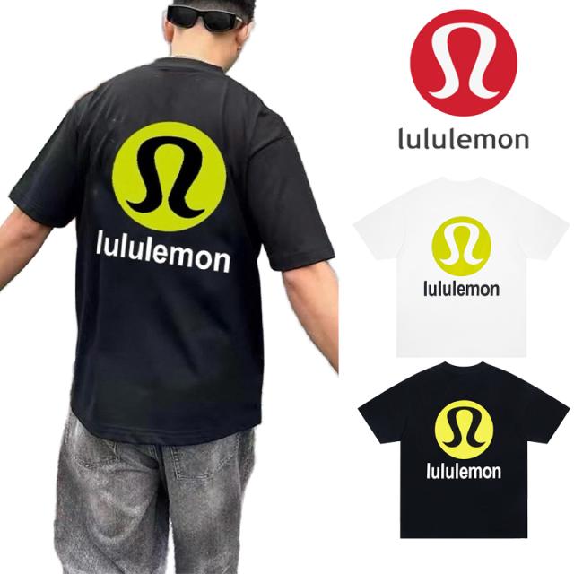 lululemon(ルルレモン) Tシャツ 半袖 メンズ レディース Logo T-Shirt ロゴ Tシャツ ブラック/ホワイト [送料無料]