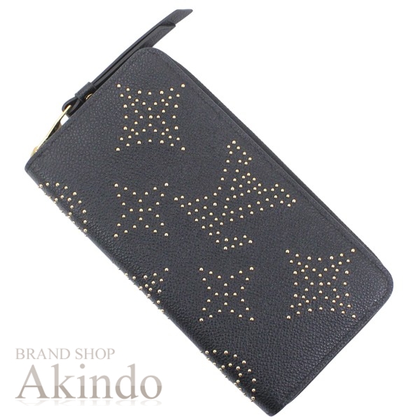 【新品】ルイヴィトン 長財布 モノグラム アンプラント スタッズ ラウンドファスナー ジッピーウォレット 黒 ブラック M80481 メンズ レディース レザー 本革 プレゼント ラウンドジップ ロングウォレット ブランド LOUIS VUITTON