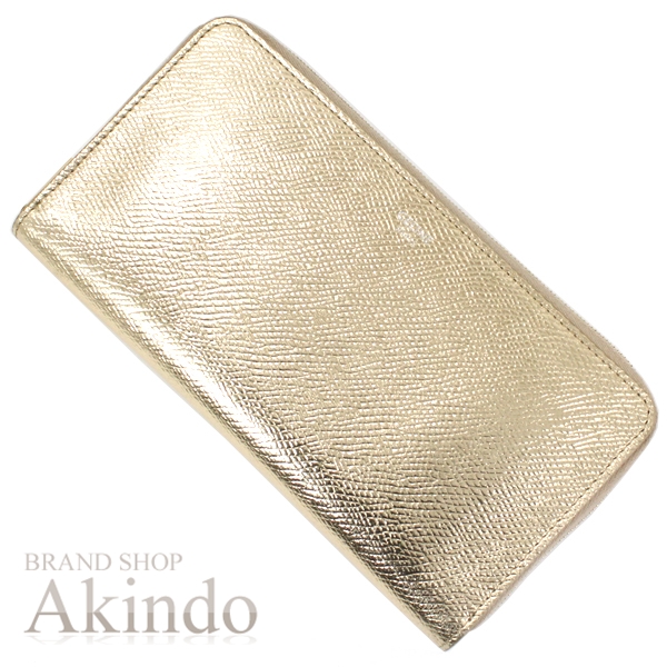 セリーヌ 長財布 ラウンドファスナー ゴールド ジップドウォレット グレインドカーフスキン レザー CELINE レディース ブランド 定番 人気 プレゼント ギフト