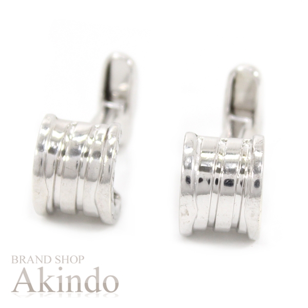 ブルガリ カフス スーツ用品 B-Zero1＿ビーゼロワン Ag925 シルバー メンズ 男性スーツ カフリンクス カフスボタン BVLGARI silver メンズ ビジネス おしゃれ