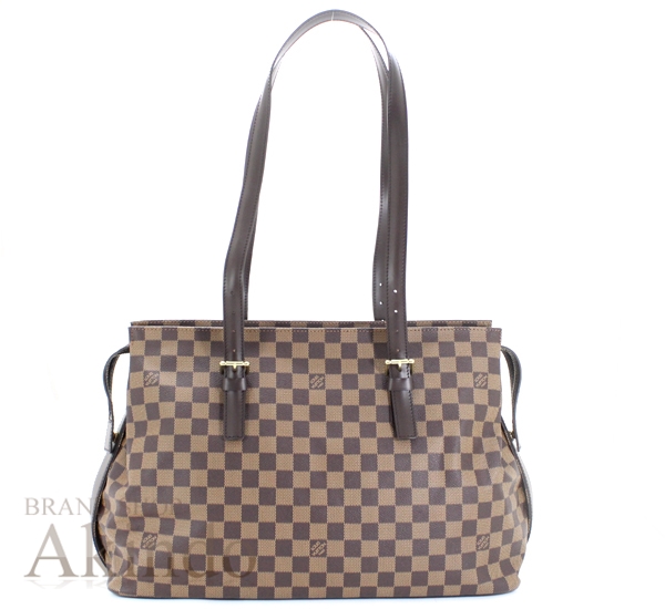 【新品・未使用】ルイヴィトン バッグ チェルシー ダミエ トートバッグ ショルダーバッグ N51119 大容量 肩掛け A4 ブラウン 茶 LOUIS VUITTON バッグ ビトン ブランド ギフト プレゼント