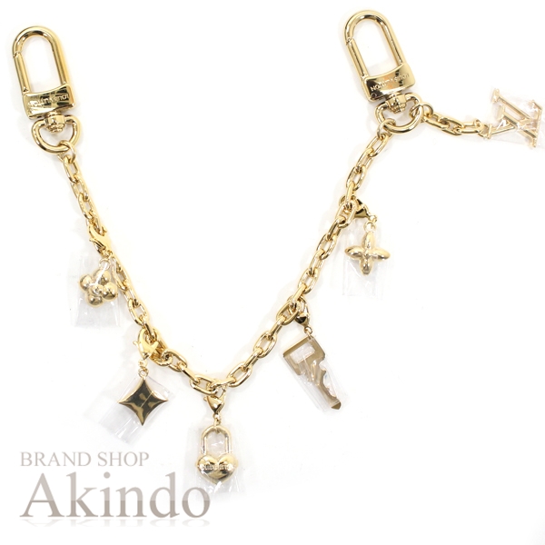 【新品】ルイヴィトン バッグチャーム･LV チャーム チェーンキーホルダー モノグラム LV ハート パドロック M02943 ゴールド LOUIS VUITTON  かわいい ブランド 定番 人気 プレゼント ギフト ビトン