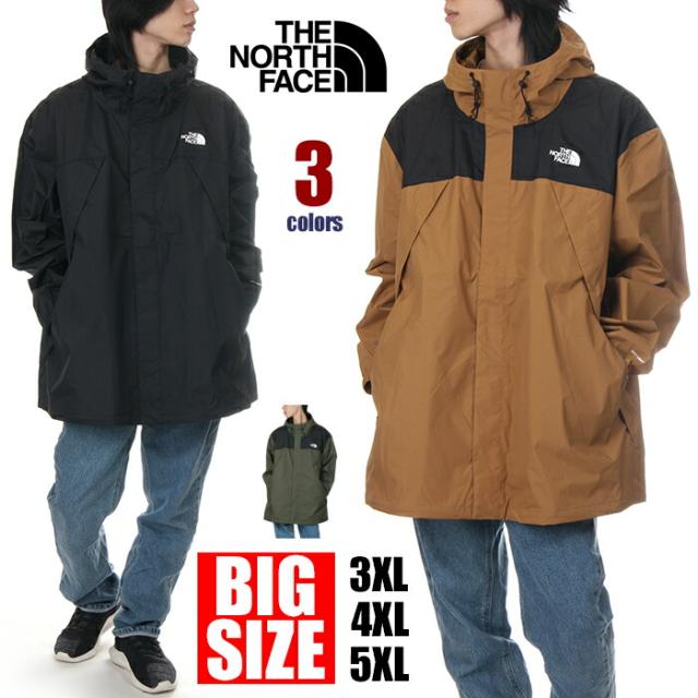 【ビッグサイズ】ノースフェイス マウンテンジャケット メンズ USAモデル THE NORTH FACE ANTORA Jacket USモデル マウンテンパーカー ナイロンジャケット アントラジャケット フルジップ 秋 冬 防寒 撥水 大きいサイズ ブランド 黒 カーキ ブラウン 3XL 4XL 5XL NF0A84K1
