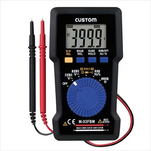 CUSTOM デジタルマルチメータ M-03FBMの通販はau PAY マーケット - 無線計画 インカムショップ au PAY マーケット店 | au PAY マーケット－通販サイト