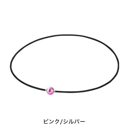 ファイテン phiten RAKUWAネックレス EXTREME ミラーボール(ライト) 45cm ピンク/シルバー 磁気ネックレス 0223TG922252