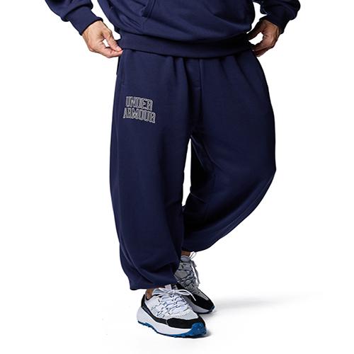 アンダーアーマー UA アイコン ヘビーウェイト テリー オーバーサイズ パンツ スウェット ロングパンツ メンズ 1386551-410