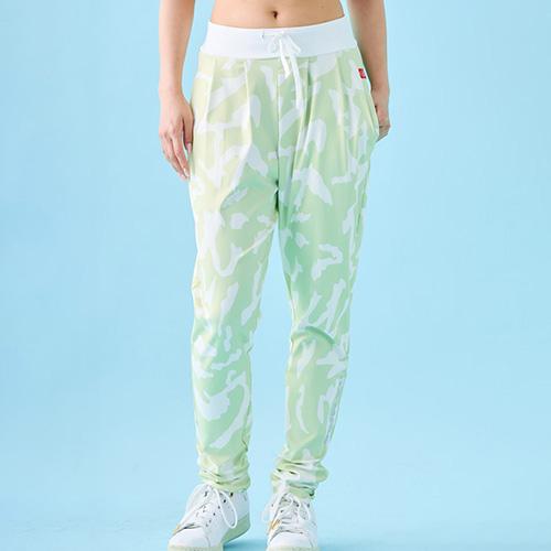 ダミス DA MISS フローラカラーパンツ ストレッチパンツ フィットネス ウィメンズ 1532-1429-YEL