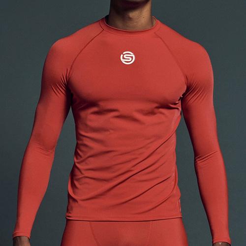 スキンズ SKINS SERIES-1 トップスロングスリーブ 長袖 トレーニング ジム メンズ 18121110-063