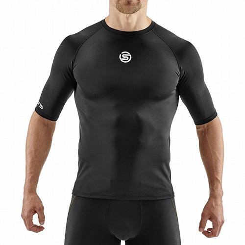 スキンズ SKINS SERIES-1 トップスショートスリーブ 半袖 トレーニング ジム メンズ 18121140-019