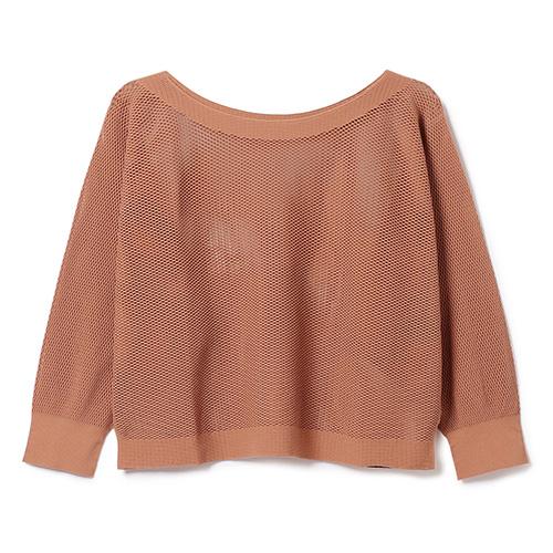 チャコット・バランス Chacott BALANCE 7分袖メッシュニットTシャツ ヨガ ウィメンズ 256303-1540-55-013