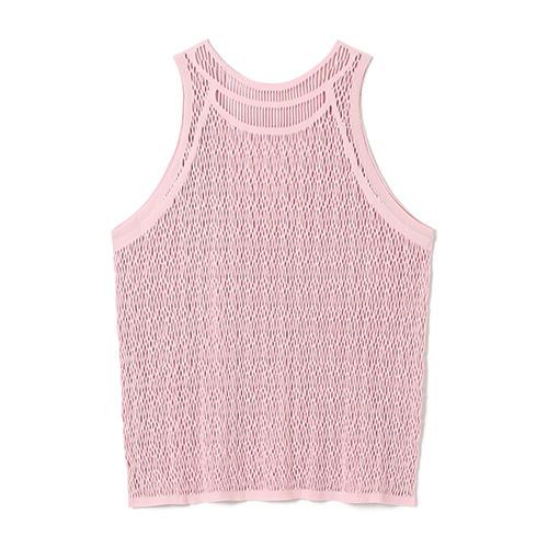 チャコット・バランス Chacott BALANCE 【ノーソーイングニット】ランダムメッシュニットタンクトップ ヨガ ウィメンズ 256303-7545-52-046