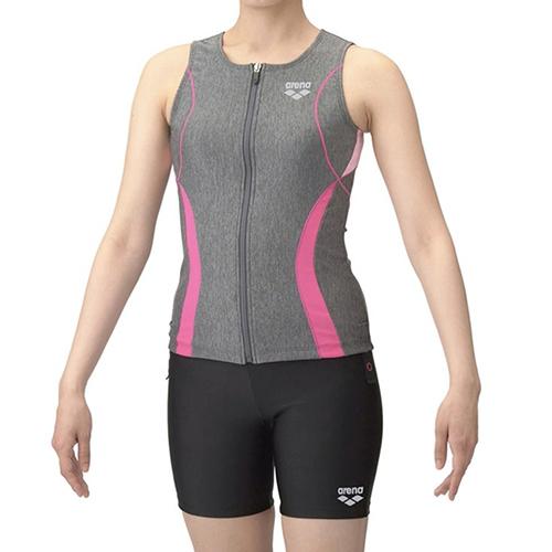 アリーナ ARENA すらっとセパ フィットネスセパレーツ 水着 レディ-ス AS5SWF41L-GYPK