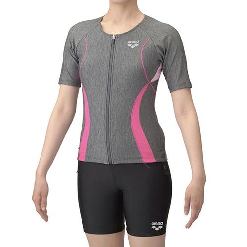 アリーナ ARENA すらっとセパ フィットネスセパレーツ 水着 レディ-ス AS5SWF44L-GYPK