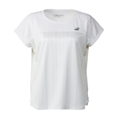 バボラ Babolat PURE SHORT SLEEVE SHIRT 半袖 テニス レディース BWG5327-WH00