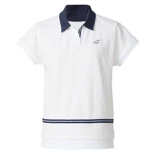 バボラ Babolat CLUB SHORT SLEEVE SHIRT 半袖 ポロシャツ ウィメンズ テニス BWG5376-WH00