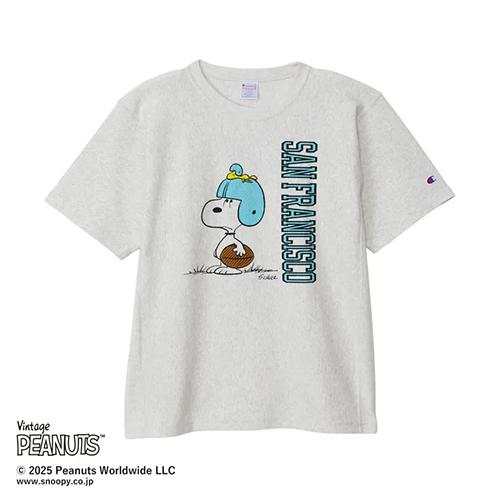 チャンピオン Champion リバースウィーブ(R) ショートスリーブ スヌーピー Tシャツ 半袖 メンズ C3-B351-810