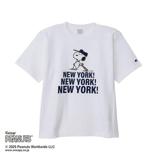 チャンピオン Champion リバースウィーブ ショート スリーブ Tシャツ 半袖 スヌーピー ユニセックス C3-B352-010