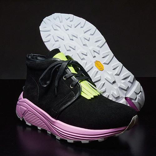 ダスク スタジオ DUSK STUDIO TechStride Chukka チャッカーブーツ カジュアルシューズ メンズ DS-001-BLKL.PPL