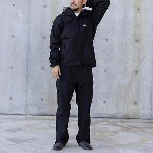 オンヨネ ONYONE コンバットレインスーツ ブラック 上下セット アウトドア メンズ ODS95030-009