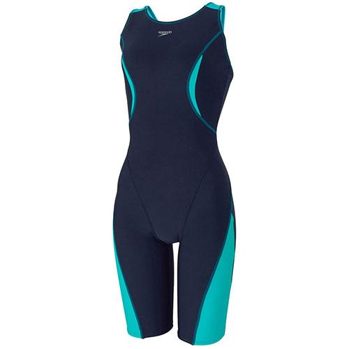 スピード SPEEDO フィールアップルースンニースキン 競泳 水着  レディース SFW12355-NB