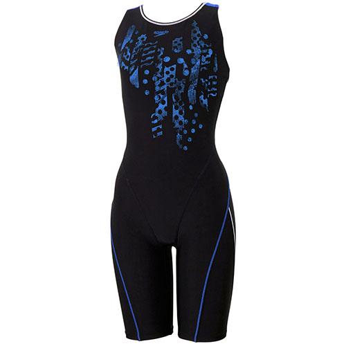 スピード SPEEDO クラッシュドットルースンニースキン 競泳 水着  レディース SFW12505-KB