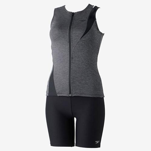 スピード SPEEDO ディアゴナジッププロセパレーツ (レディース) フィットネス水着 SFW32410-KX