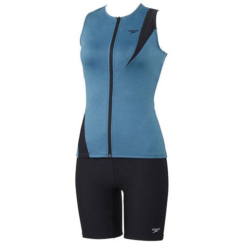 スピード SPEEDO ディアゴナジッププロセパレーツ フィットネス水着 レディース SFW32410-SB