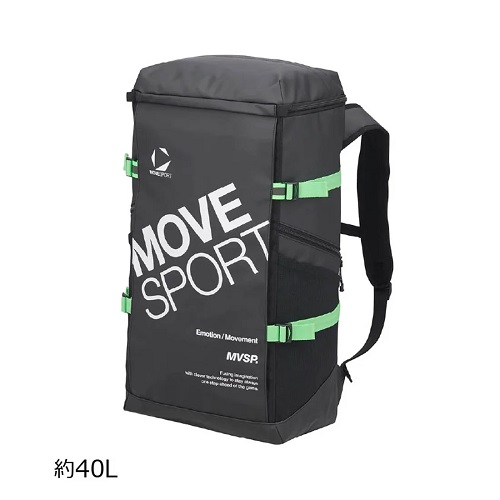 デサント DESCENTE スクエアバッグ40 容量：約40L バックパック ユニセックス バレーボール ST5SBP40U-BKGR