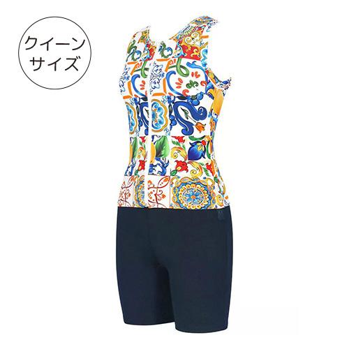 ワコール Wacoal フィットネス水着（クイーンサイズ） セパレート スイム ウィメンズ SWS732Q-IV