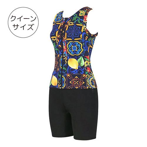 ワコール Wacoal フィットネス水着（クイーンサイズ） セパレート スイム ウィメンズ SWS732Q-KO