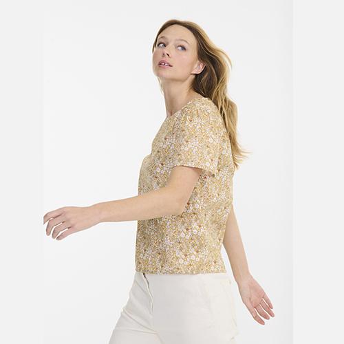 エーグル AIGLE リバティプリント ブラウス 半袖 ウィメンズ アウトドア ZCFBH92-004